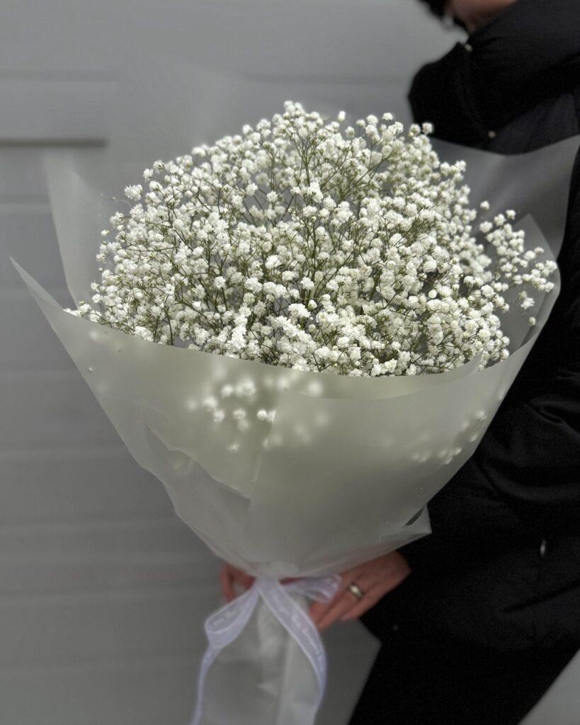 Букет из гипсофила М4 купить по цене 80.00Br в Бресте